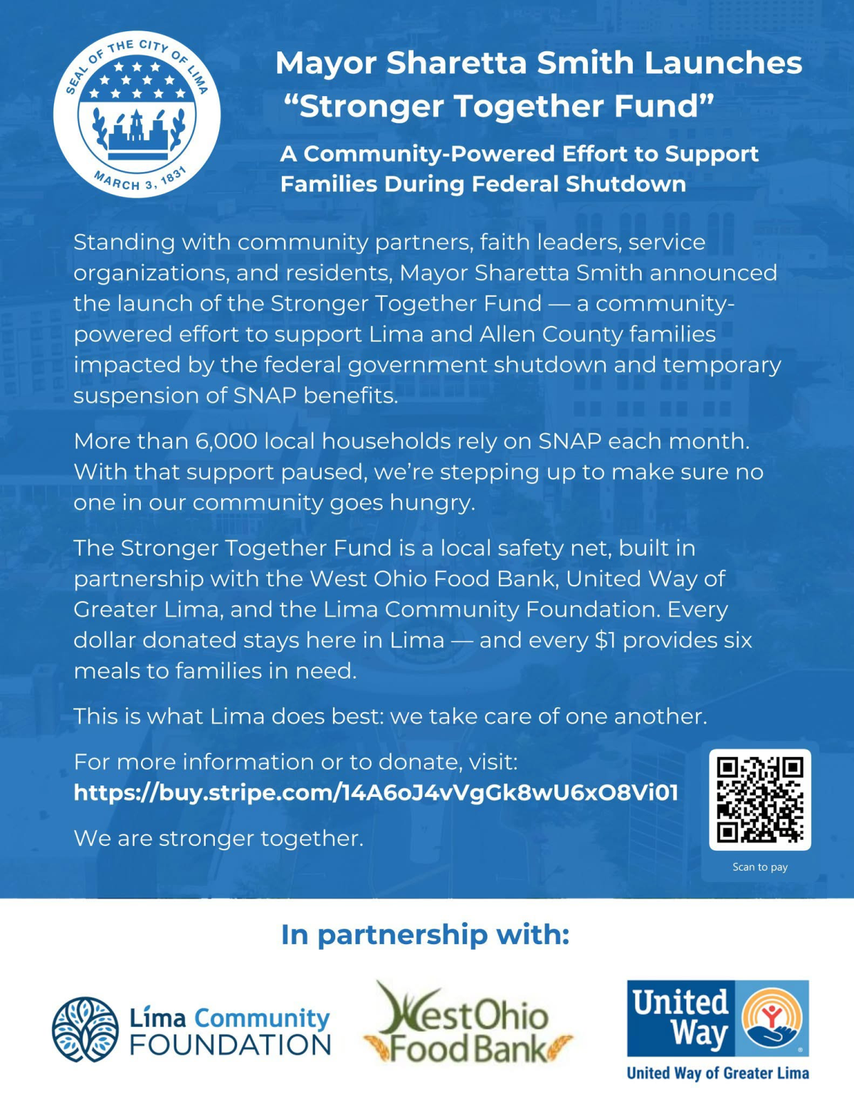 Stronger Together - Lima Community Foundation Lima Community Foundation | About